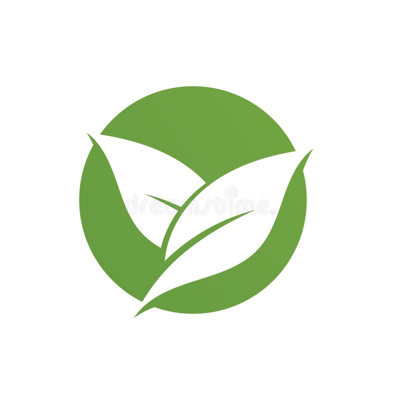 Logos of Green Tree Leaf Ecology Stock Vector - Illustration of ...