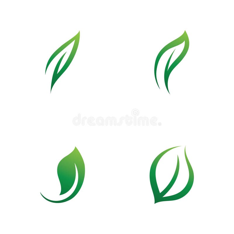 Logos of Green Tree Leaf Ecology Stock Vector - Illustration of leaf ...