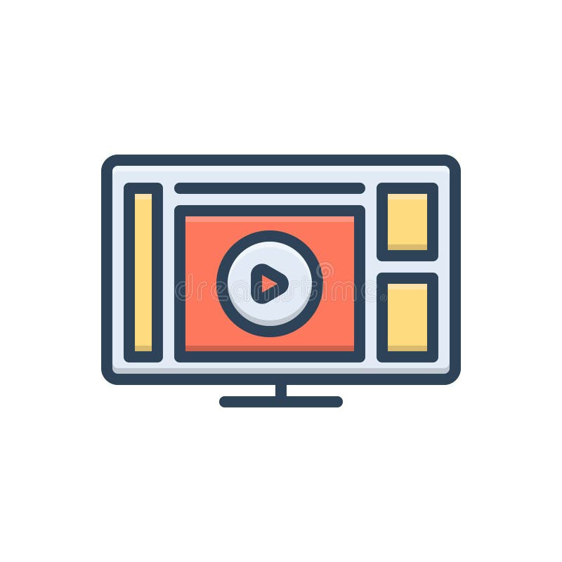 Color Illustration Icon for Logos, Browser and Website Stock Vector ...