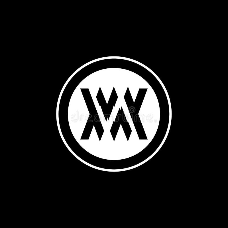 Logos, Icons and Symbols Three X Letters in Black, with White Circles ...