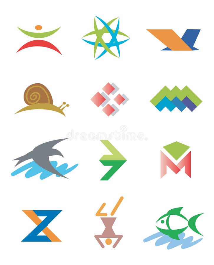 Logos_Symbols_icons_signs stock vector. Illustration of green - 11441675