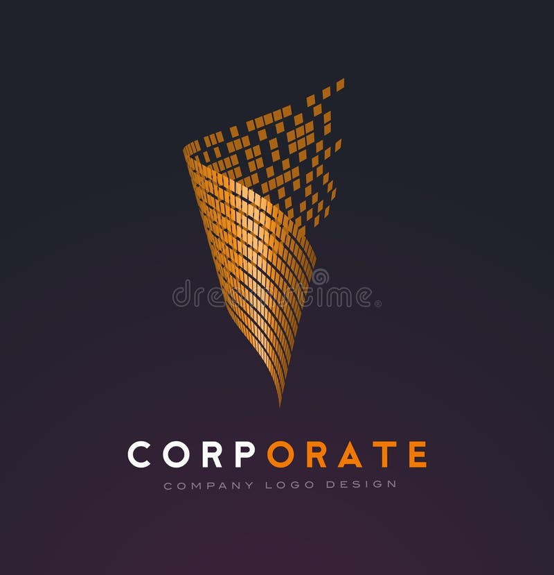 Logotipos Abstractos Corporativos Ilustración del Vector - Ilustración ...