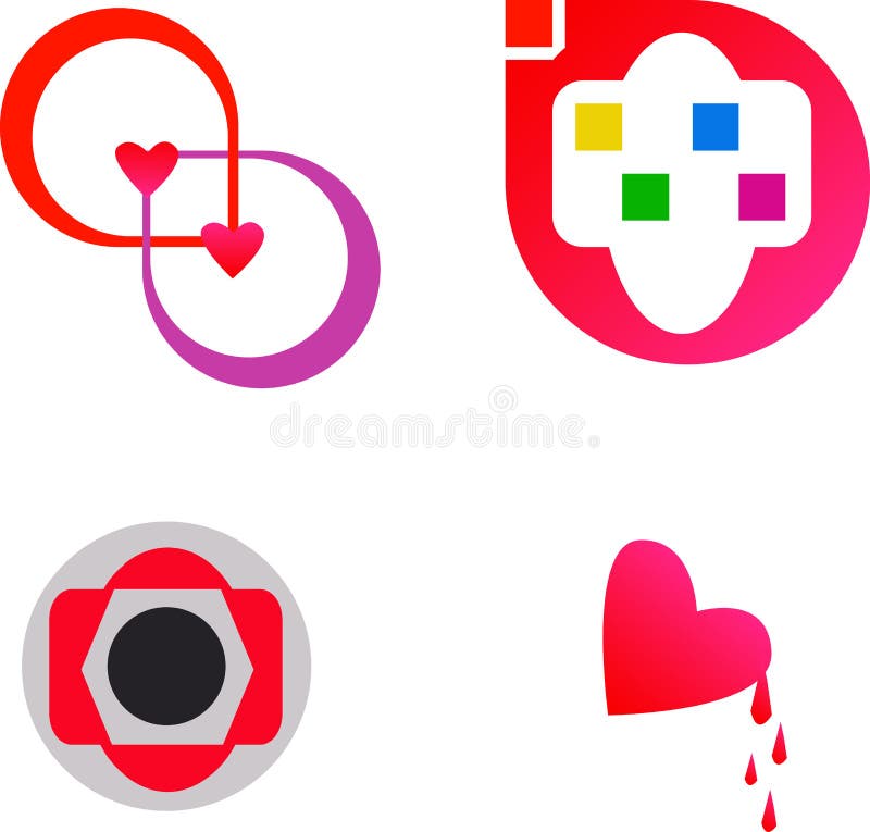 Logotipo Abstracto Hermoso Del Vector Ilustración del Vector ...