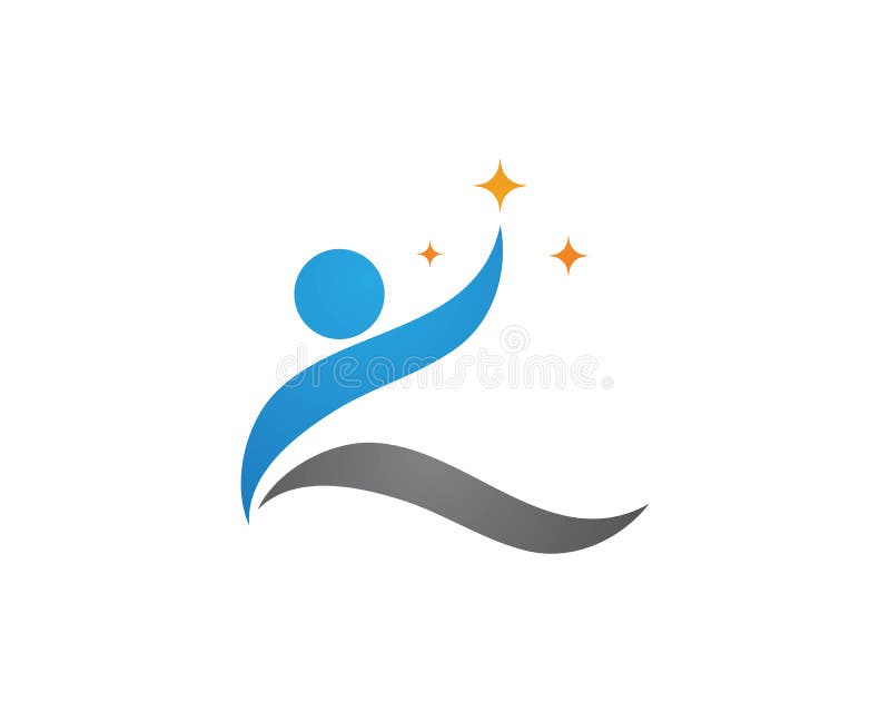 Logotipos Acertados De La Gente Ilustración del Vector - Ilustración de ...