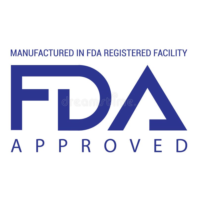 Logotipo Aprobado Por La Fda Para El Sector Médico Y Sanitario Foto
