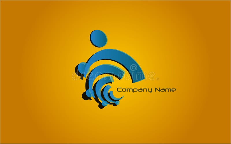 Logotipo - azul ilustración del vector. Ilustración de extracto - 30727915