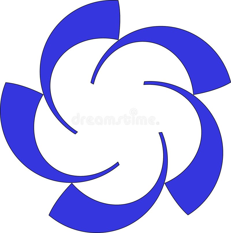 Logotipo Azul Básico Del Color Ilustración del Vector - Ilustración de ...