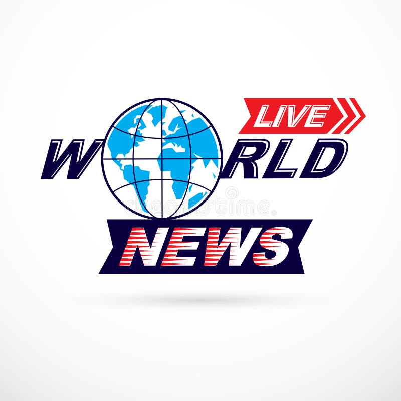 Logotipo De Las Noticias De Mundo Stock de ilustración - Ilustración de ... Logotipo De Las Noticias De Mundo Stock de ilustración - Ilustración de ...