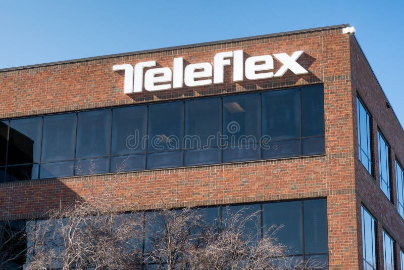 Edificio Corporativo Y Logotipos De Las Soluciones Teleflex Y ...