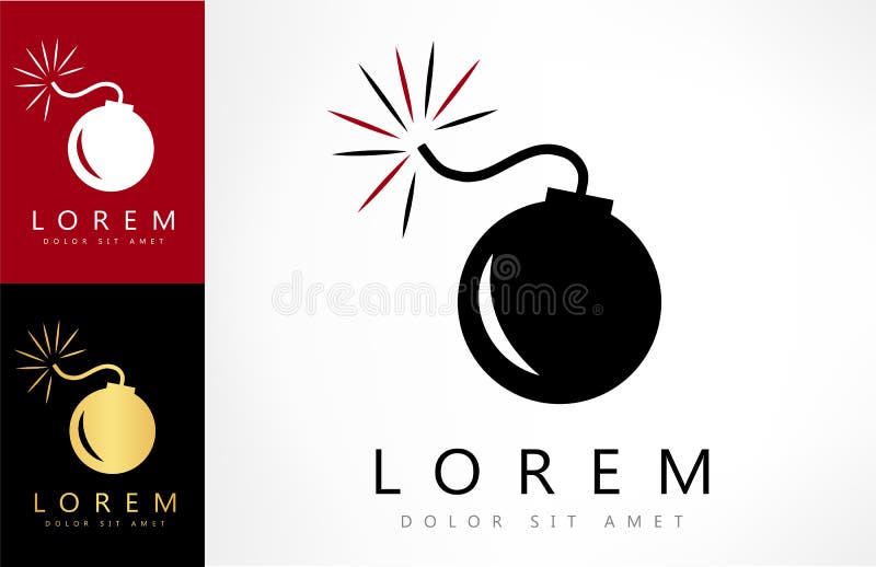 Logotipo Da Bomba Projeto Do Vetor Ilustração do Vetor - Ilustração de ...