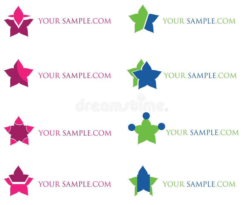 Logotipo da empresa ilustração do vetor. Ilustração de frente - 13517519