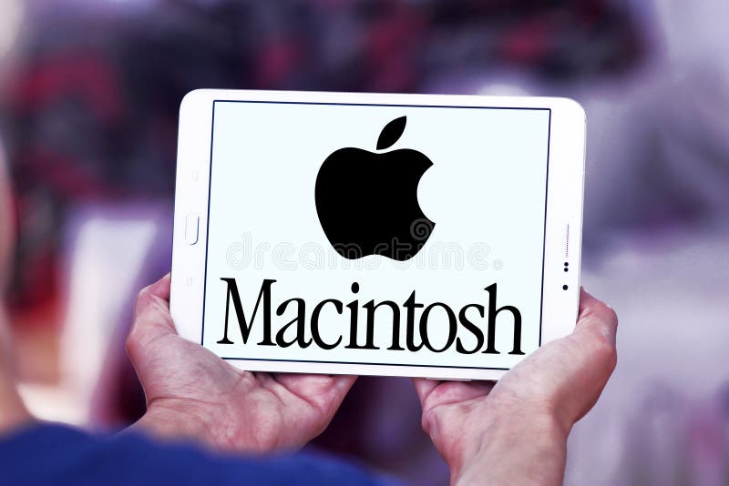 Logotipo Da Empresa De Apple Macintosh Imagem Editorial - Imagem de ...