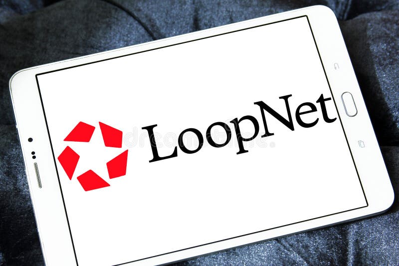 Logotipo Da Empresa De LoopNet Imagem Editorial - Imagem de vetor ...