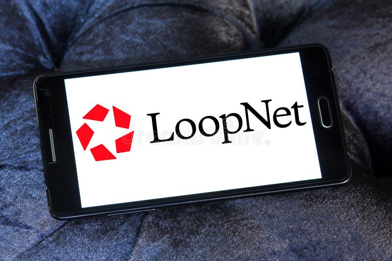 Logotipo Da Empresa De LoopNet Imagem Editorial - Imagem de vetor ...