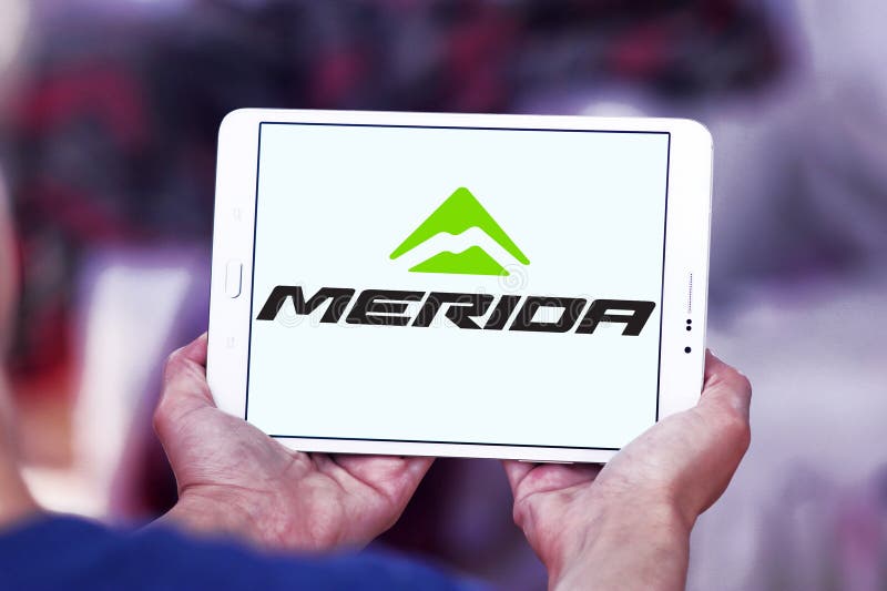 Logotipo Da Empresa De Merida Bikes Imagem Editorial - Imagem de ...