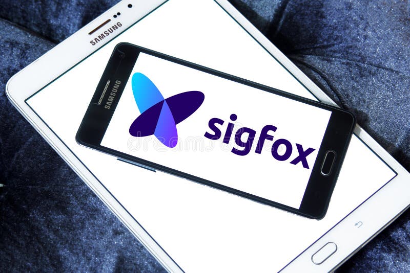 Logotipo Da Empresa De Sigfox Imagem Editorial - Imagem de redes, lema ...