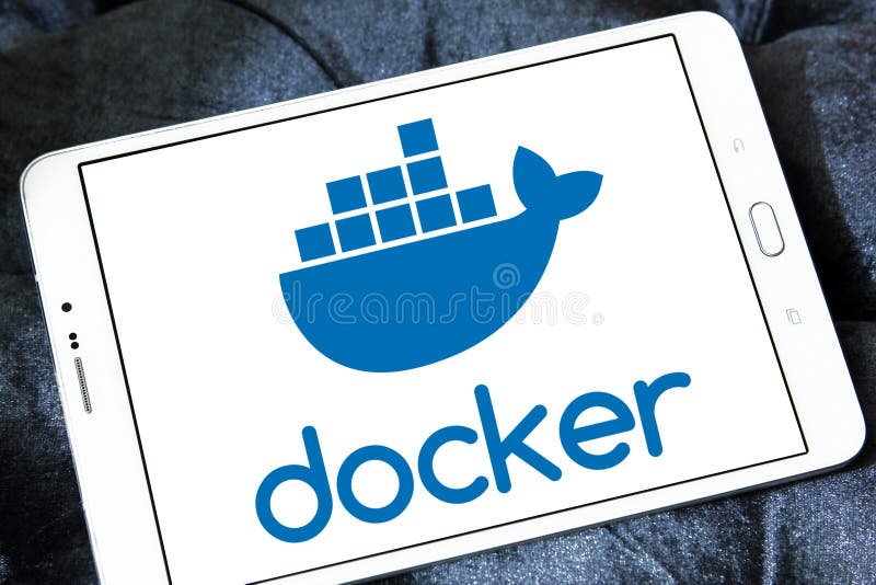 Logótipo Da Empresa De Software Docker Imagem de Stock Editorial - Imagem de emblema, estivador ...