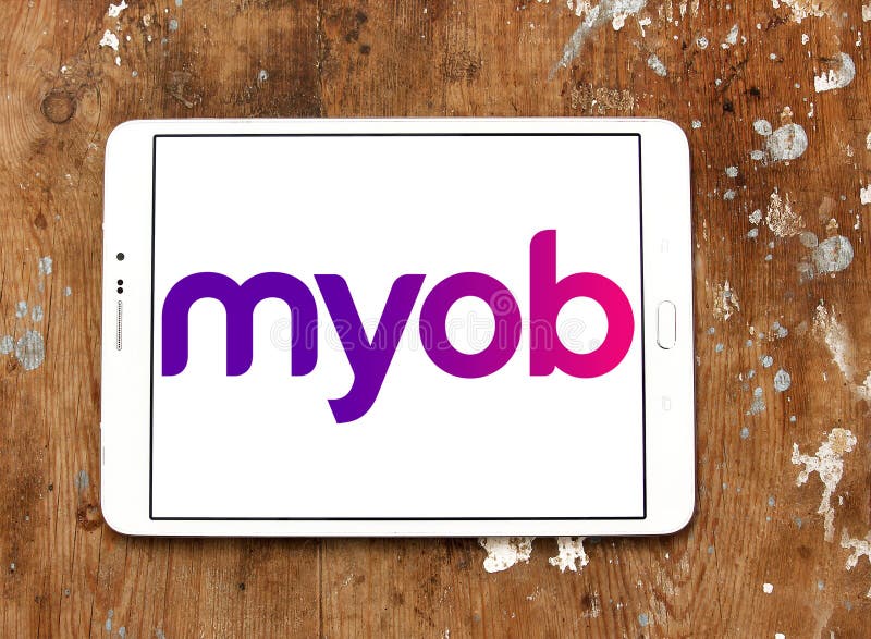 Logotipo Da Empresa De Software De MYOB Foto de Stock Editorial ...