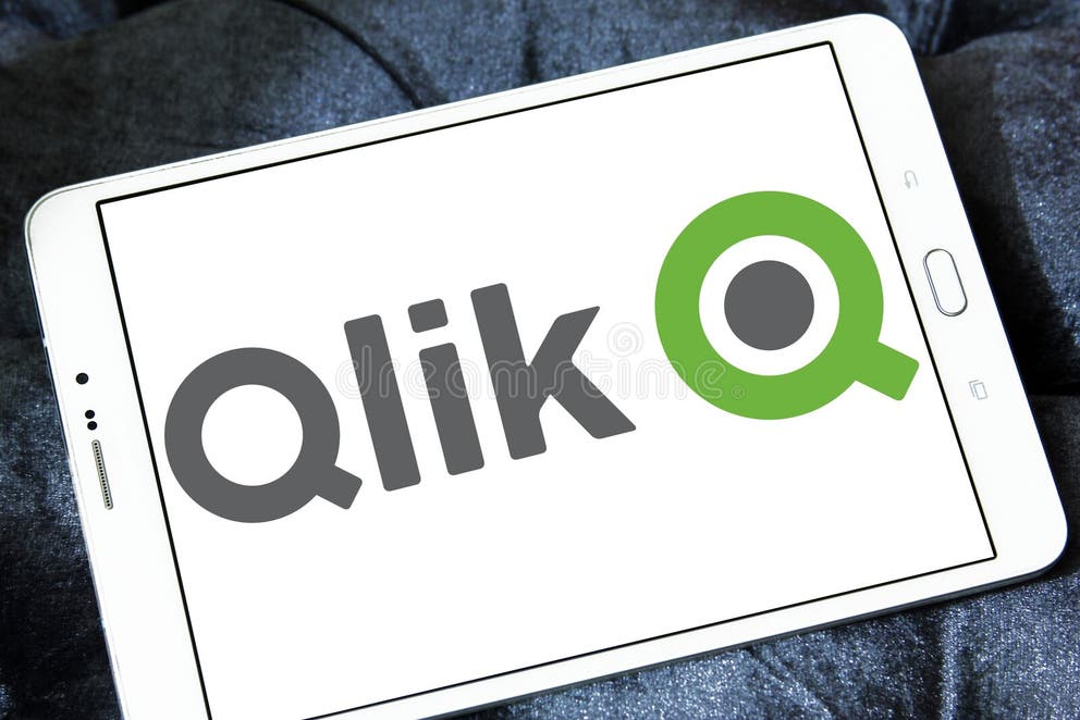 Logotipo Da Empresa De Software De Qlik Foto Editorial - Imagem de ...