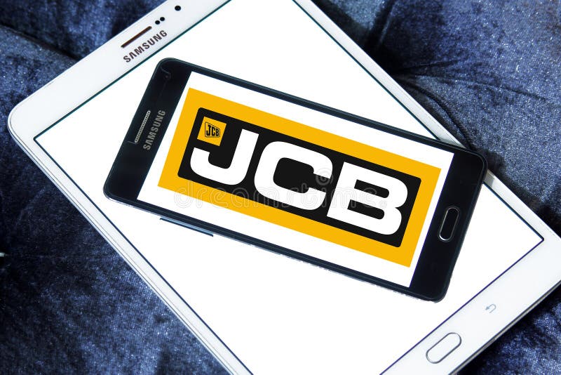 Logotipo da empresa do JCB imagem editorial. Imagem de empresa - 109501590