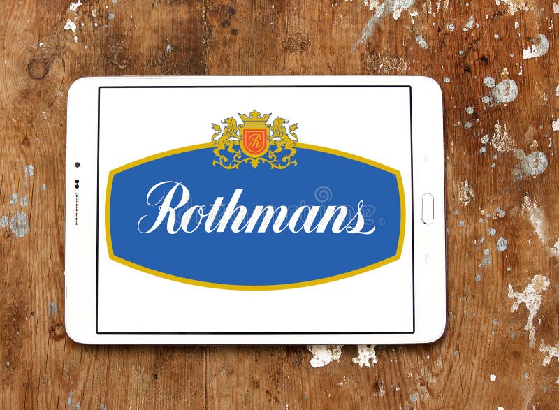 Logotipo Da Empresa Dos Cigarros De Rothmans Imagem de Stock Editorial ...
