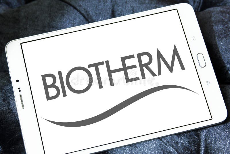 Logotipo Da Empresa Dos Cuidados Com a Pele De Biotherm Foto de Stock ...