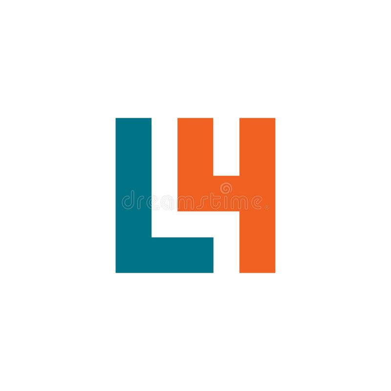 Logotipo Da Letra L4 Minimalista. Vetor De Logotipo L4 Ilustração do ...
