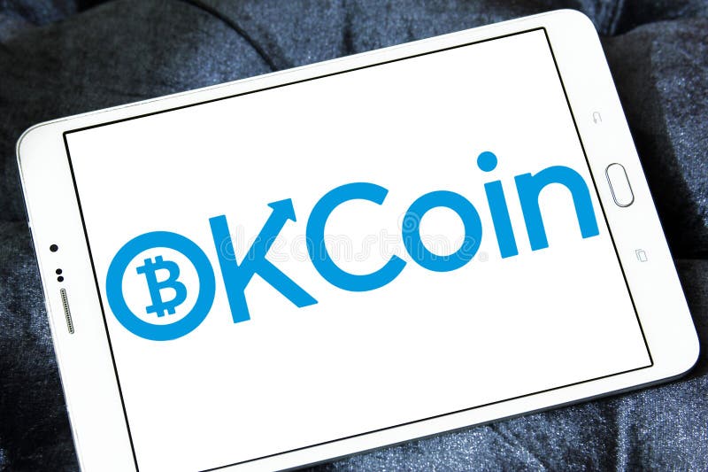 Logotipo Da Troca De OKCoin Imagem Editorial - Imagem de emblema ...