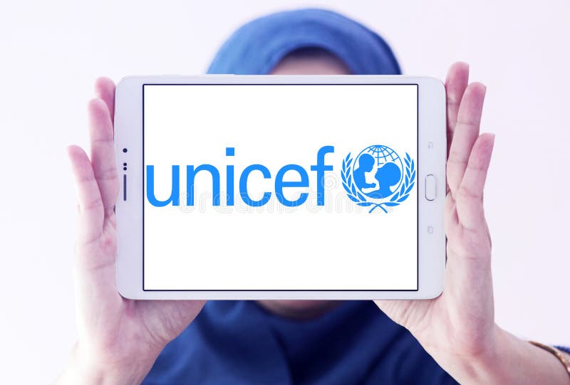 Logotipo Da UNICEF Em Um Painel Fotografia Editorial - Imagem de ...