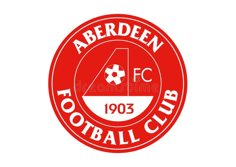 Logotipo de Aberdeen FC foto de archivo editorial. Ilustración de ...