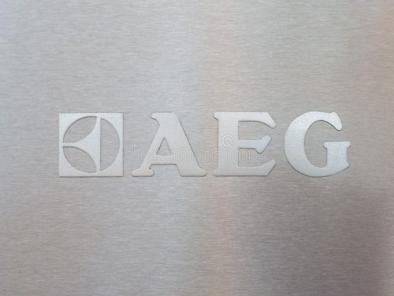 Logotipo de AEG imagen de archivo editorial. Imagen de europa - 100017489