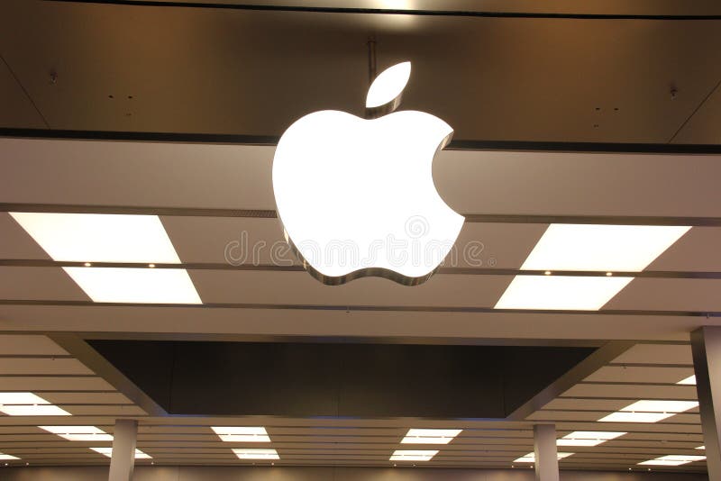 Insignia de Apple fotografía editorial. Imagen de manzana - 19106337