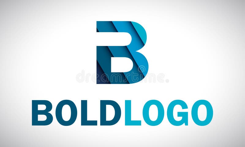 Logotipo de B - azul stock de ilustración. Ilustración de azul - 92212732