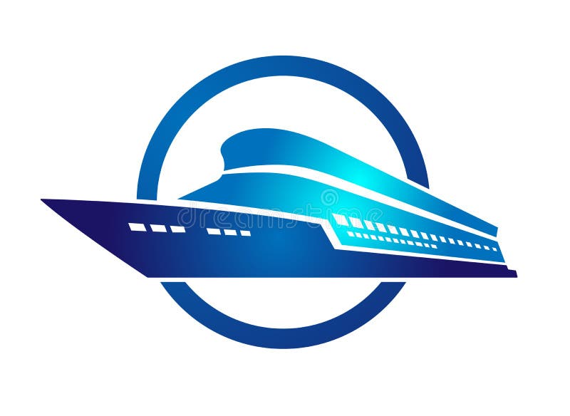 Logotipo de barco. ilustración del vector. Ilustración de verano ...