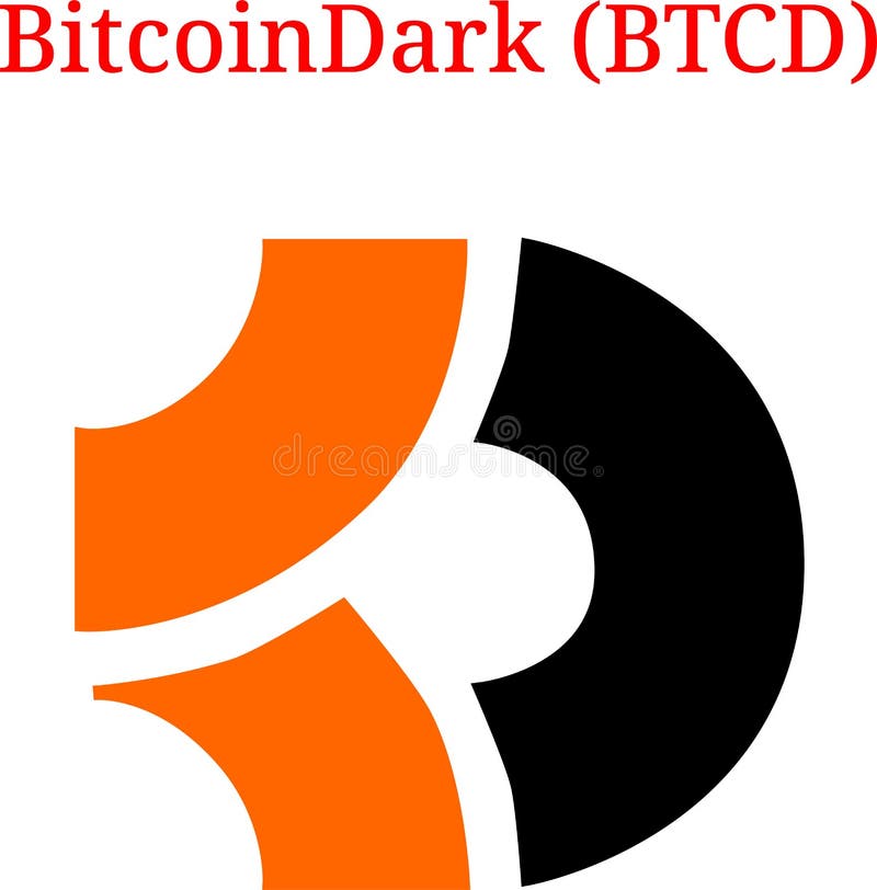 Logotipo De BitcoinDark BTCD Del Vector Ilustración del Vector - Ilustración de negocios ...