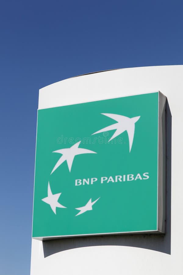 Logotipo De BNP Paribas Em Um Painel Imagem de Stock Editorial - Imagem ...