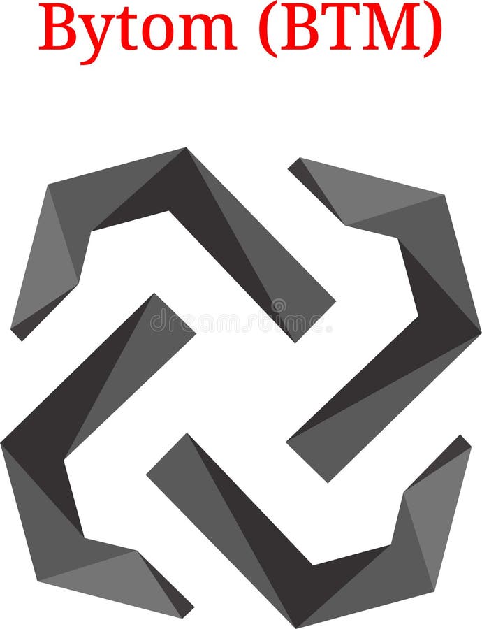 Logotipo De Bytom BTM Del Vector Ilustración del Vector - Ilustración de icono, carpeta: 110633299