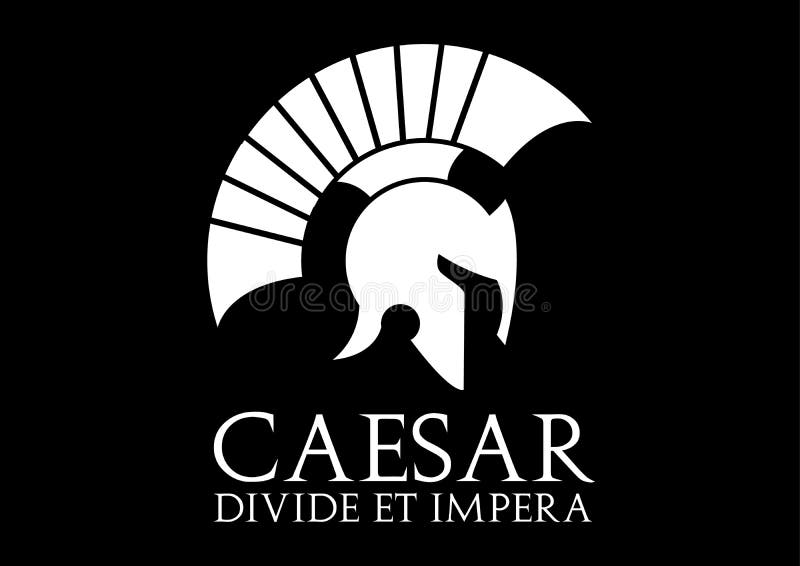 Logotipo de Caesar ilustração stock. Ilustração de trajano - 47894286