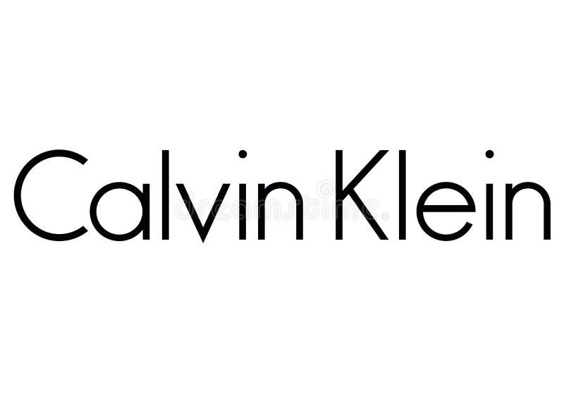Logotipo de Calvin Klein fotografía editorial. Ilustración de ...
