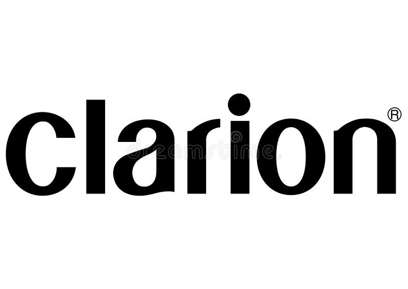 Logotipo de Clarion foto de archivo editorial. Ilustración de vector ...