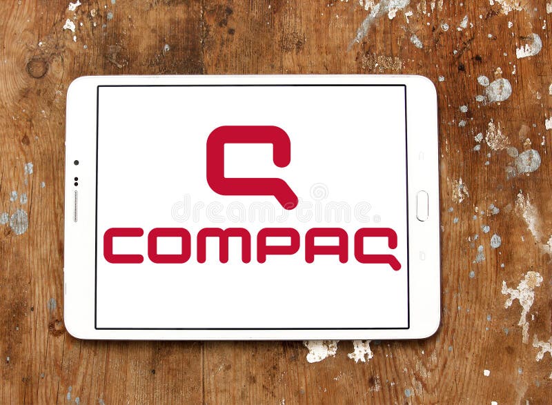 Logotipo de Compaq fotografía editorial. Imagen de compaq - 89778747