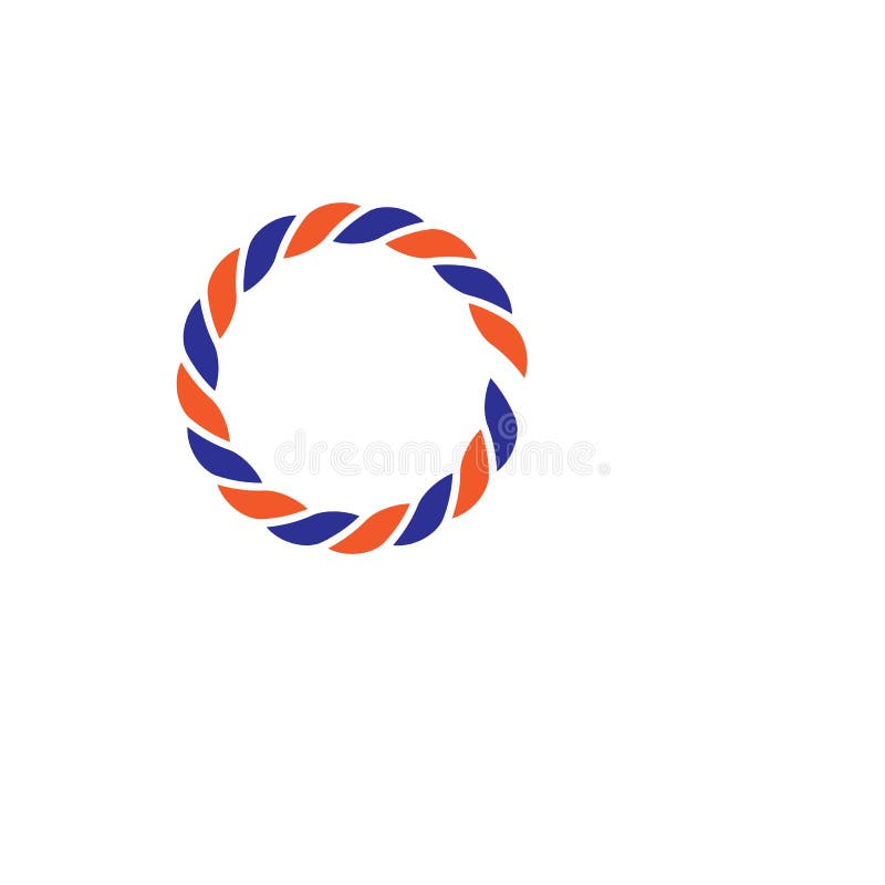 Logotipo de corda ilustração do vetor. Ilustração de molde - 187393487