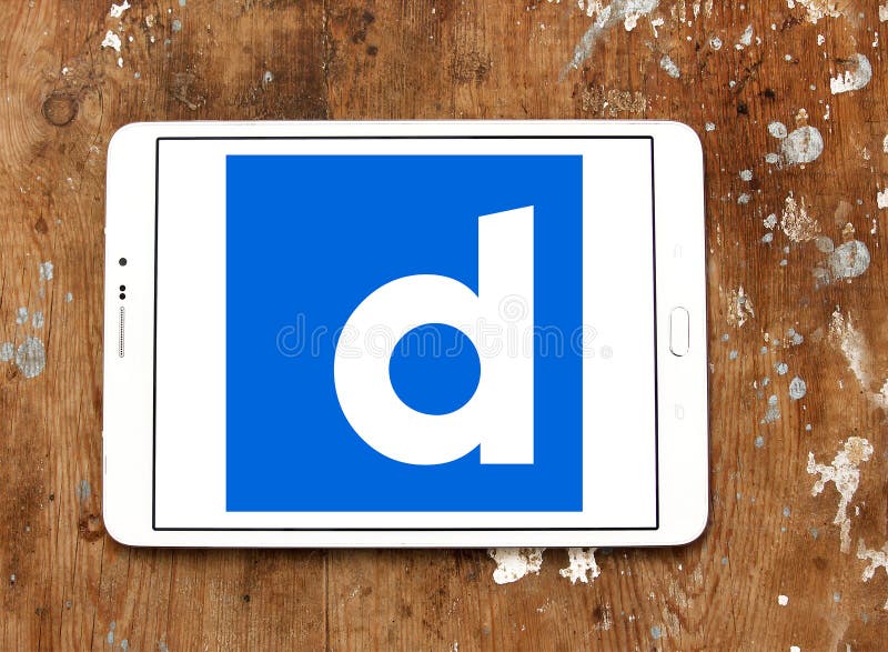Logotipo de Dailymotion fotografia editorial. Imagem de site - 91216202
