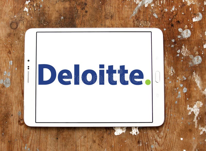 Logotipo de Deloitte imagen editorial. Imagen de consultor - 90173155