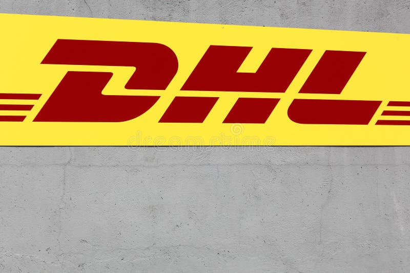 Logotipo De DHL Em Uma Fachada Foto de Stock Editorial - Imagem de ...