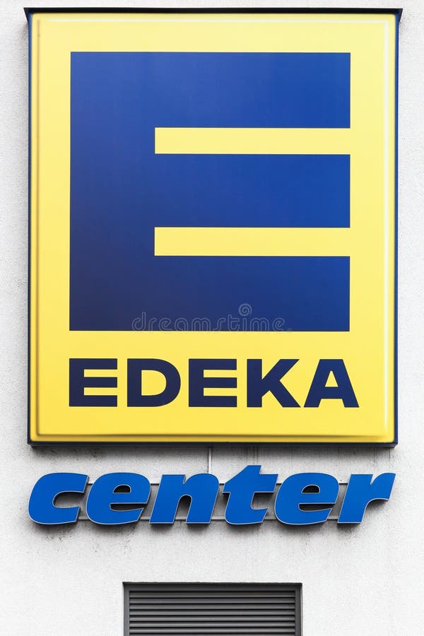 Logotipo De Edeka En Una Pared Fotografía editorial - Imagen de ...