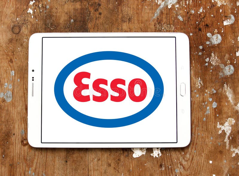 Logotipo de Esso imagen editorial. Imagen de global, insignia - 89751400