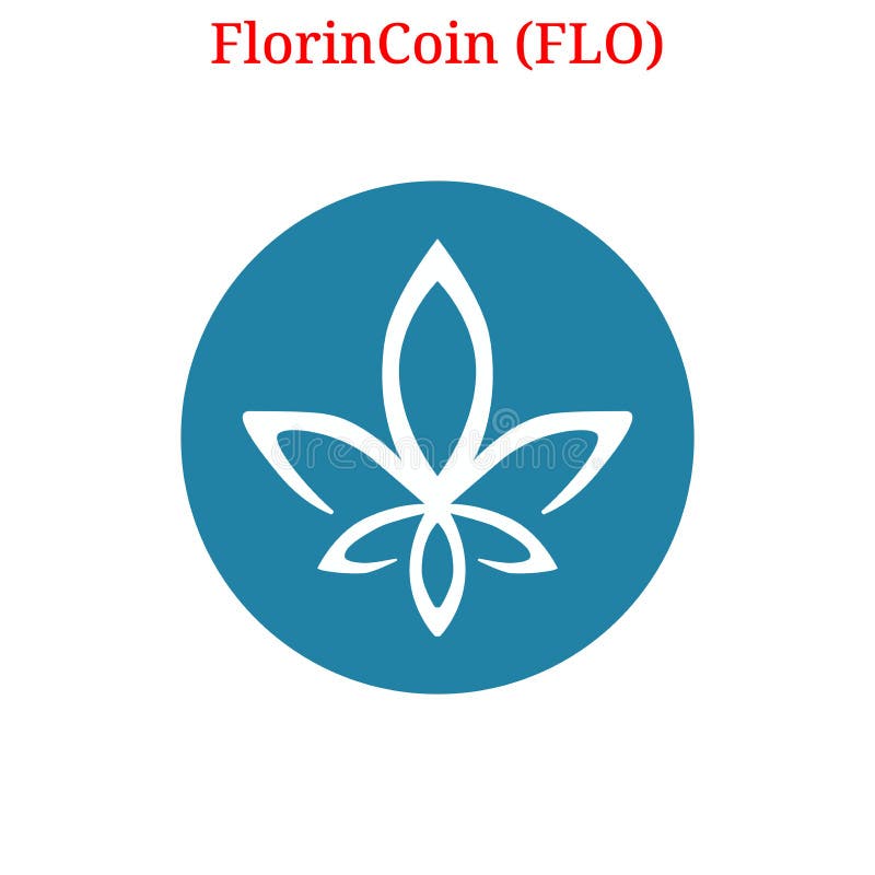 Logotipo De FLO De FlorinCoin Del Vector Ilustración del Vector ...