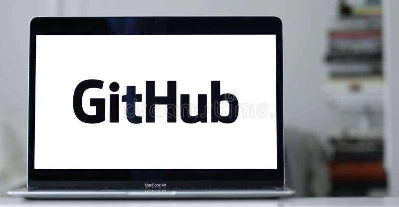 Logotipo De Github Un Servicio De Microsoftware Que Proporciona Almacenamiento De Internet Para ...