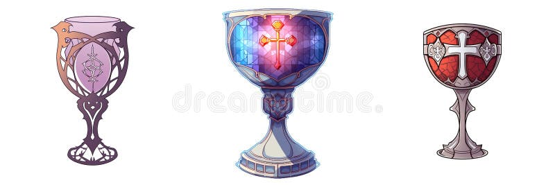 Logotipo De Goblet 2d Ai Generado Stock de ilustración - Ilustración de ...